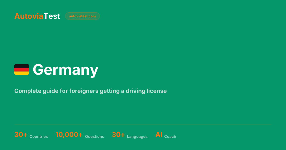 Driving License in Germany for Expats | Complete Guide 2026 — AutoviaTest