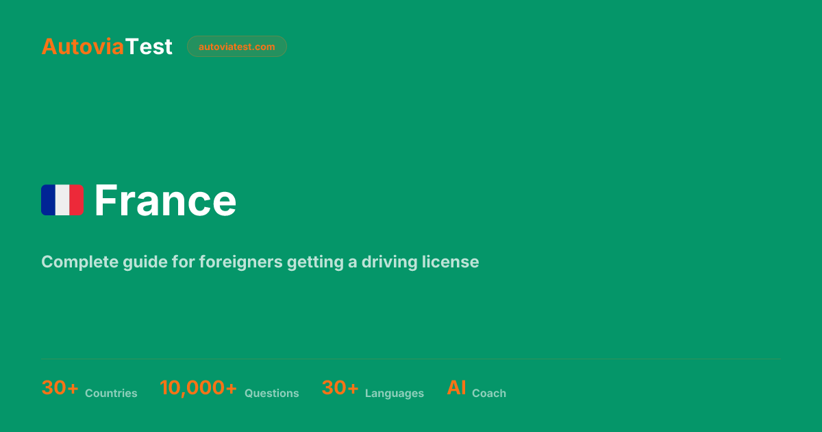 Driving License in France for Expats | Complete Guide 2026 — AutoviaTest