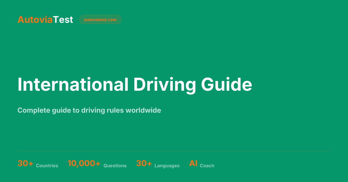 International Driving Guide - Rules, Regulations & Tips by Country ...