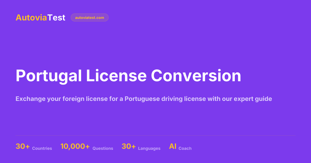 Portugal License Conversion — AutoviaTest