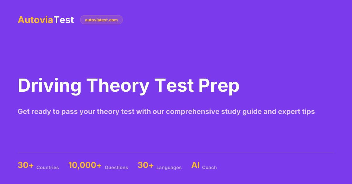 Driving Theory Test Prep — AutoviaTest