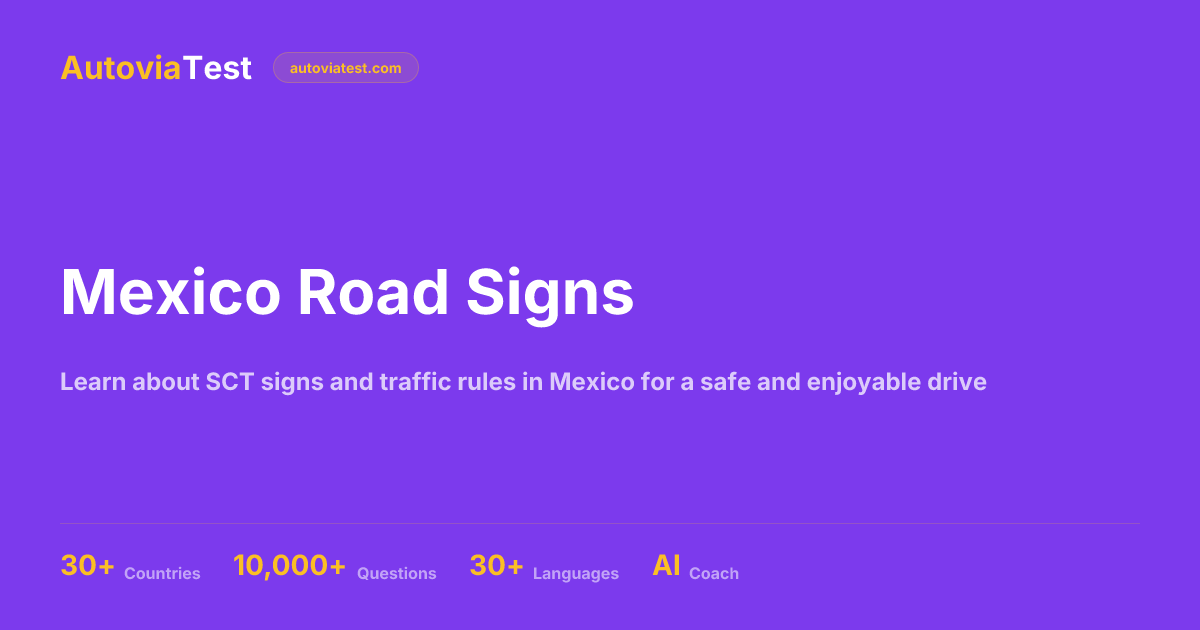 Mexico Road Signs — AutoviaTest