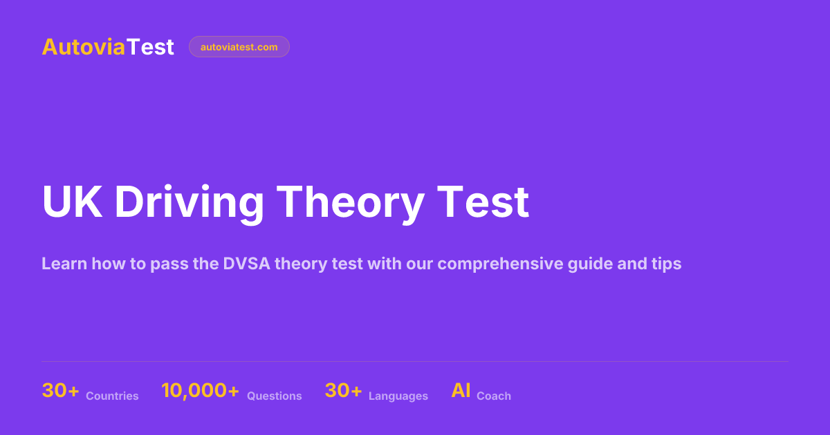 UK Driving Theory Test — AutoviaTest
