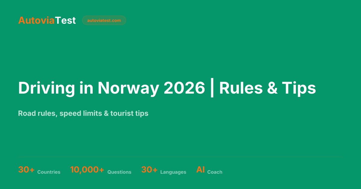 Driving in Norway 2026 | Rules & Tips — AutoviaTest