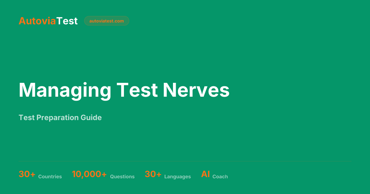 Managing Test Nerves — AutoviaTest